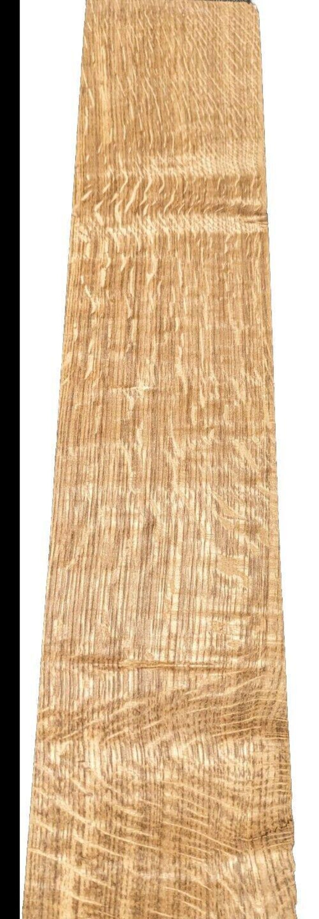 Oak Brown English Flake Figured Wood Veneer 5.5" X 30" Raw No Backing 1 ...