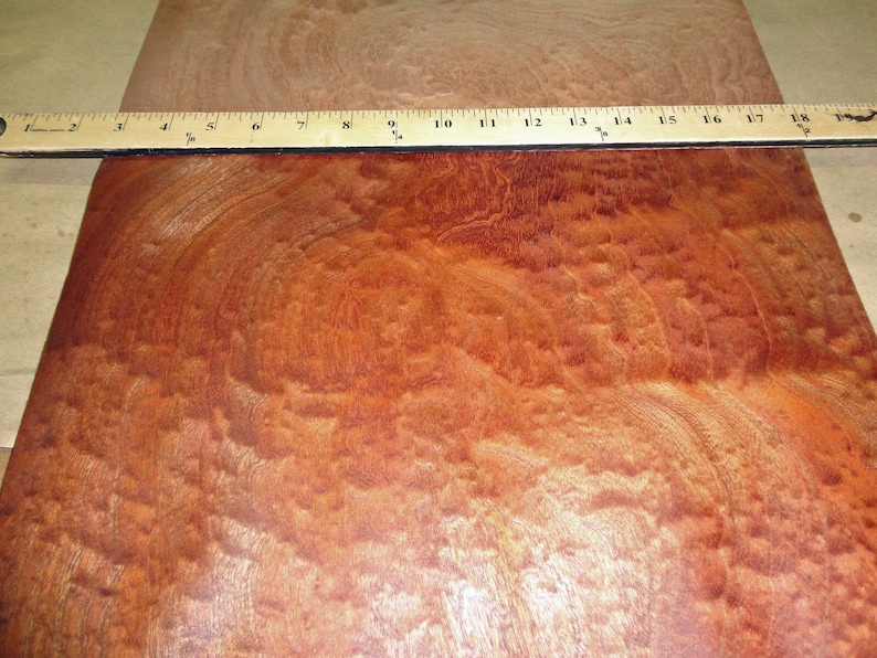 Sapele Pommele Figured Quilted Wood Veneer 15 X 65 - Etsy