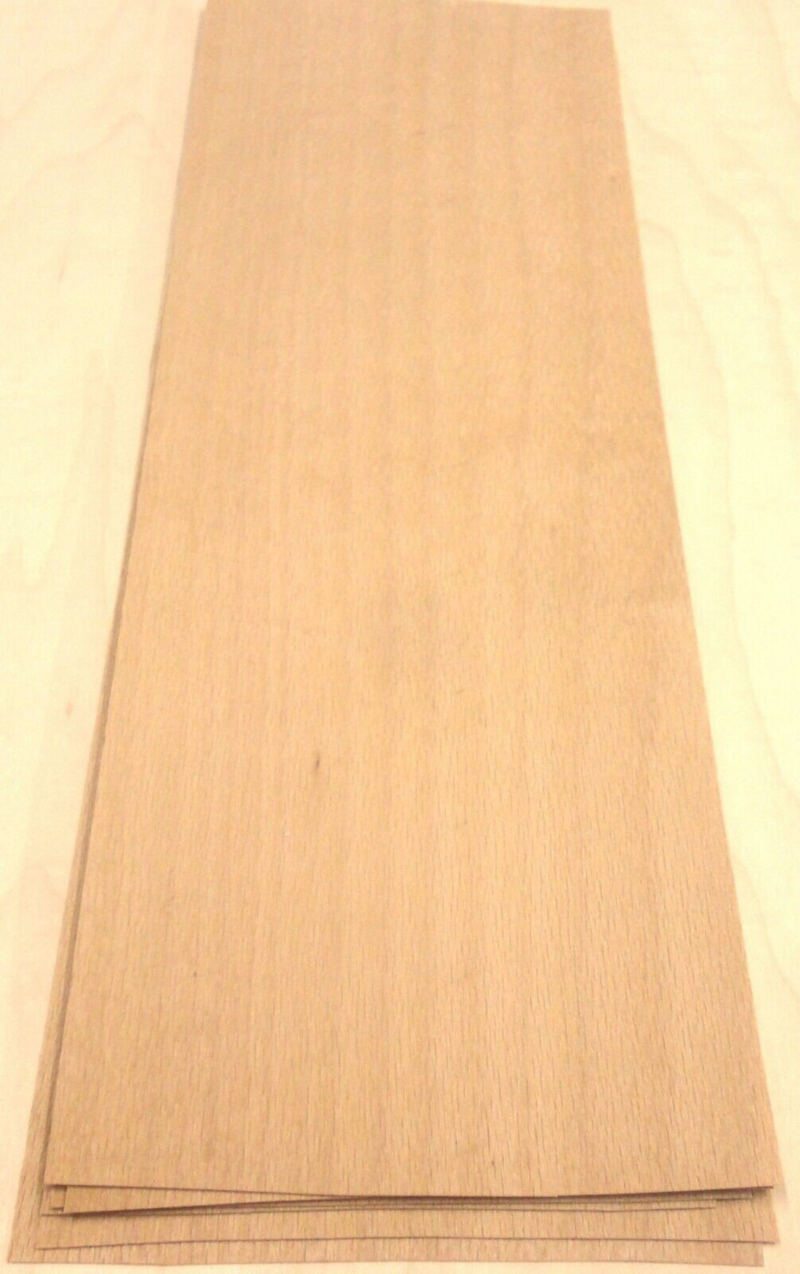Steamed Beech Wood Veneer 4" X 9"-10" Raw No Backing 1/42" Thickness A ...