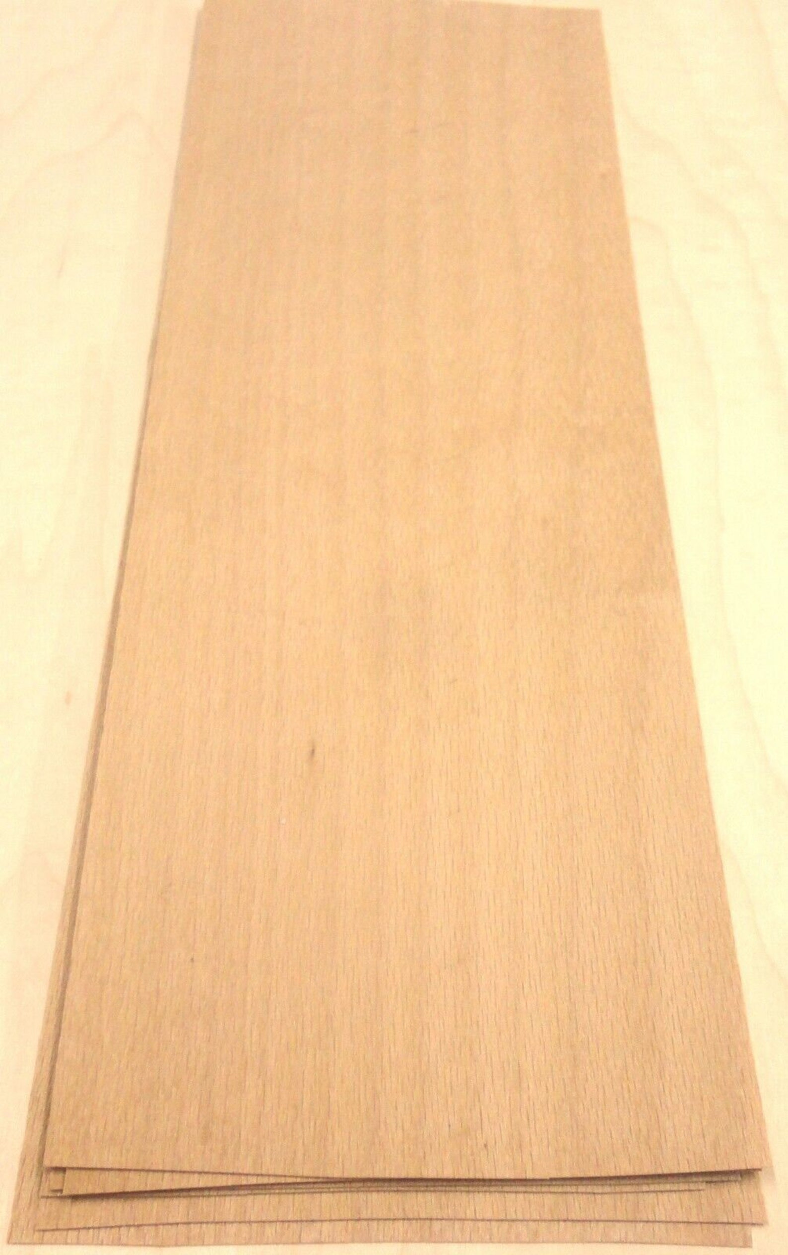 Steamed Beech Wood Veneer 4" X 9"-10" Raw No Backing 1/42" Thickness A ...