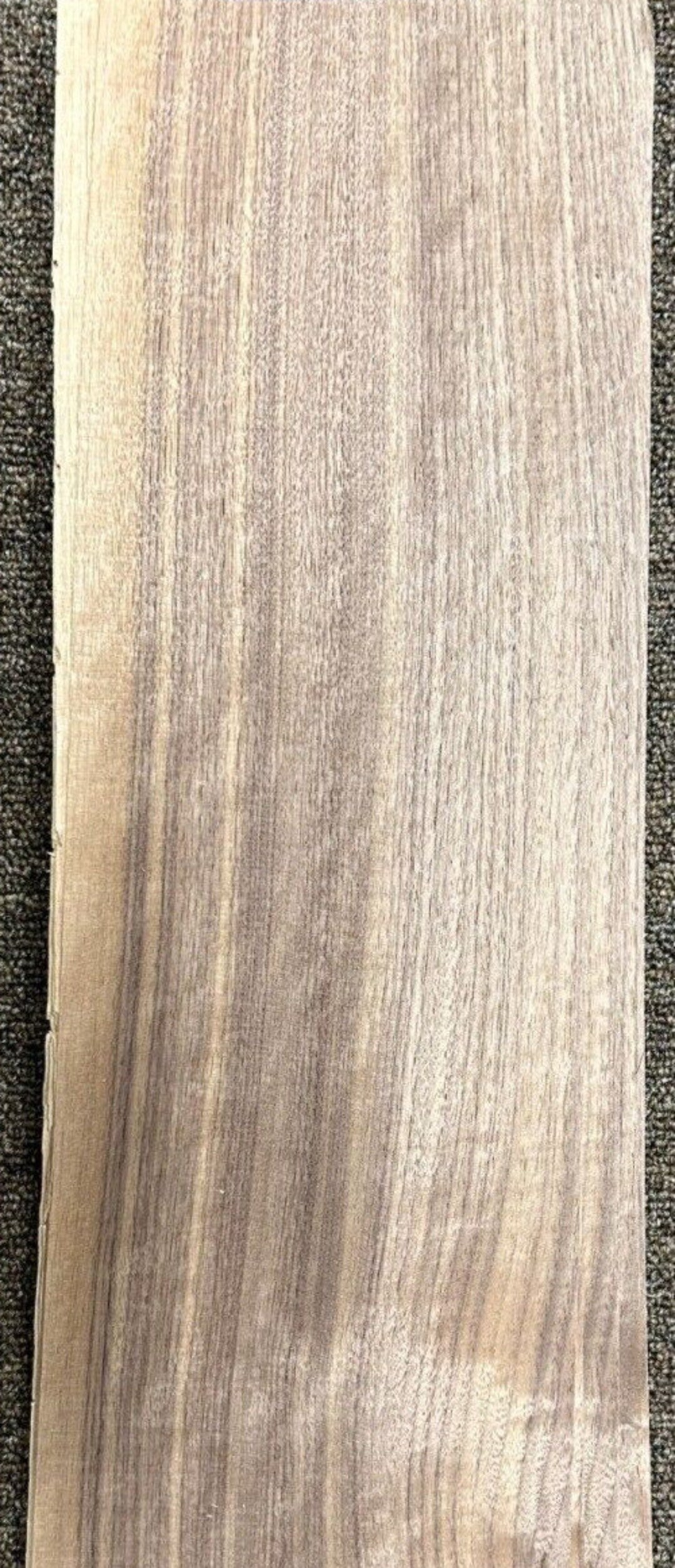 Walnut Quarter Cut Wood Veneer 6" X 18" Raw No Backing 1/42" Thickness ...