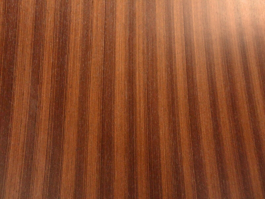 Sapele Ribbon Mahogany Composite Wood Veneer 48" X 96" on Paper Backer ...