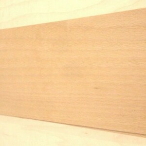 Steamed Beech Wood Veneer 4" X 9"-10" Raw No Backing 1/42" Thickness A ...