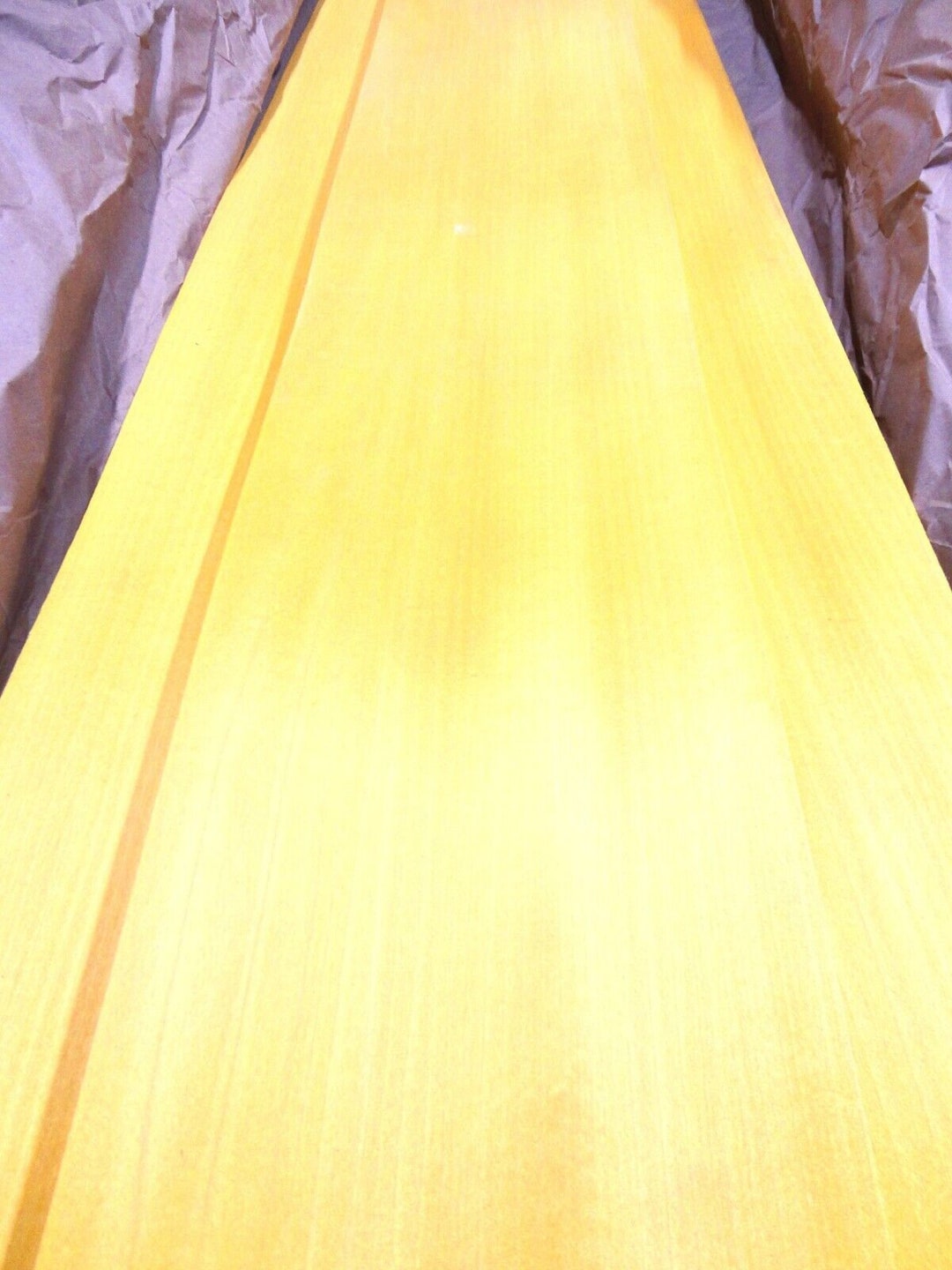 Yellow Poplar Dyed Wood Veneer 7" X 100" Raw No Backing 1/42" Thickness ...