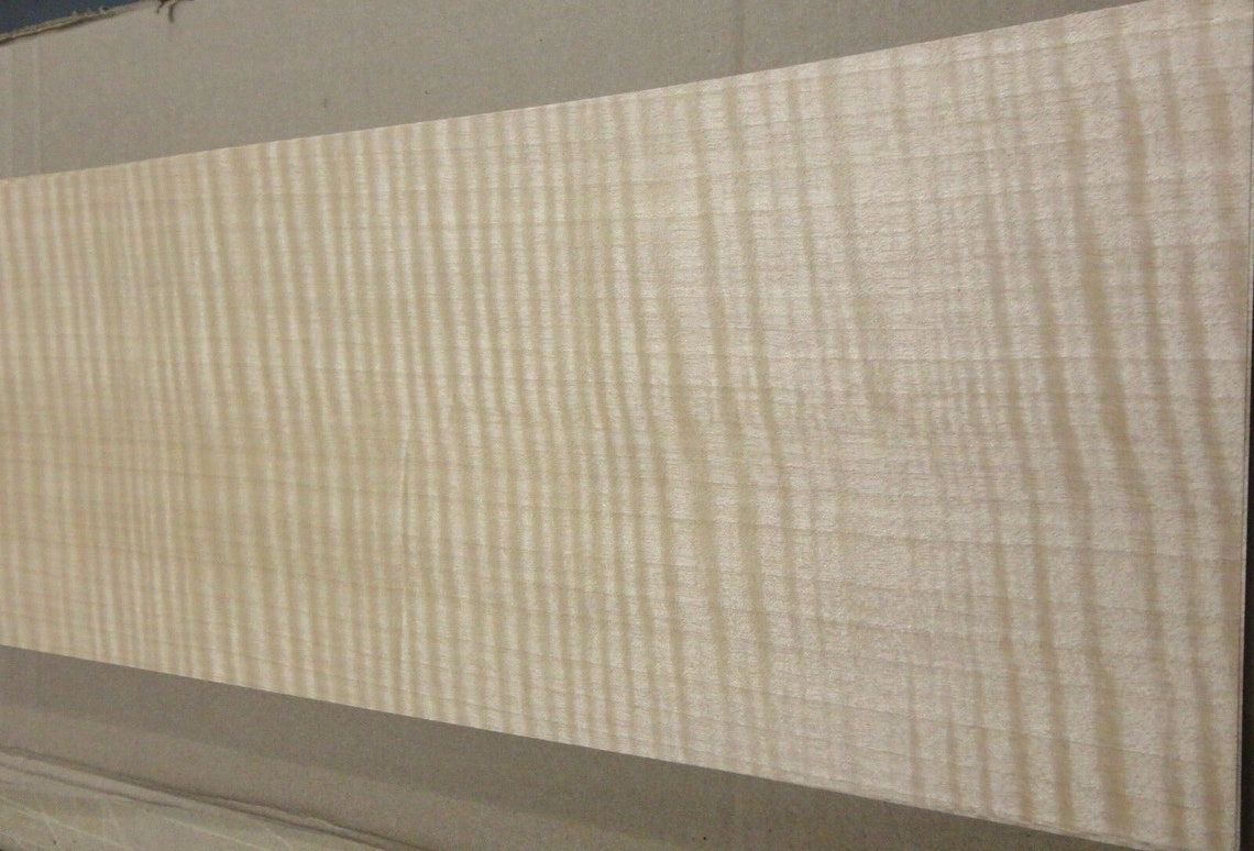 Anigre Figured Fiddleback Wood Veneer 7 X 14 Raw - Etsy