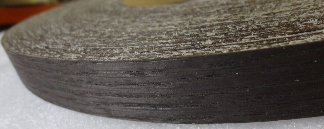Oak Smoked Fumed Black Wood Veneer Edgebanding 7/8" X 96" With Preglue ...