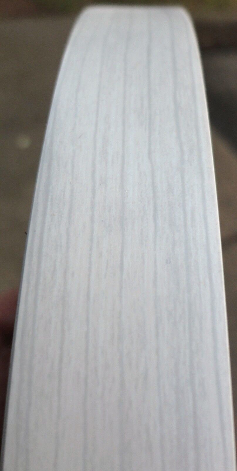 White Twill Formica 9285 PVC Edgebanding 15/16" X 120" With No Adhesive ...