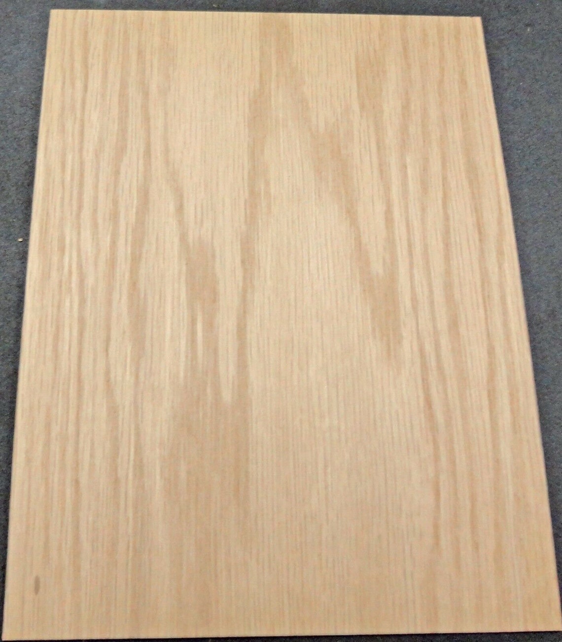 Red Oak Wood Veneer 6 X 8 on Phenolic Backer 1/20 Thickness A Grade ...