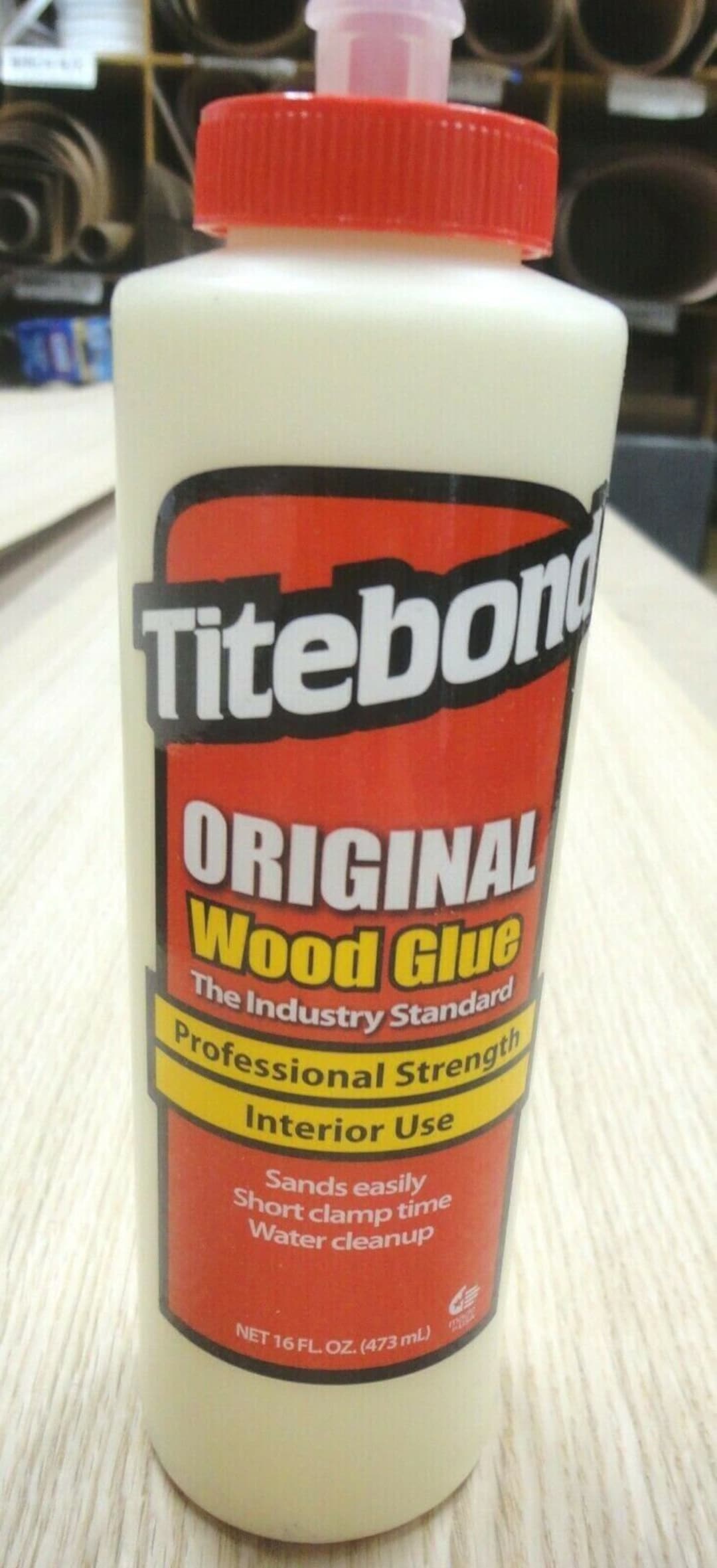Titebond Professional Grade Original Wood Veneer Glue Adhesive 16 Ounce ...