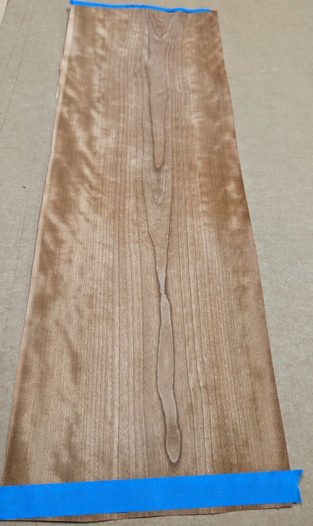 Cherry Figured Ropey Curly Quilted Wood Veneer 10 X 23 Raw No Backing 1 ...