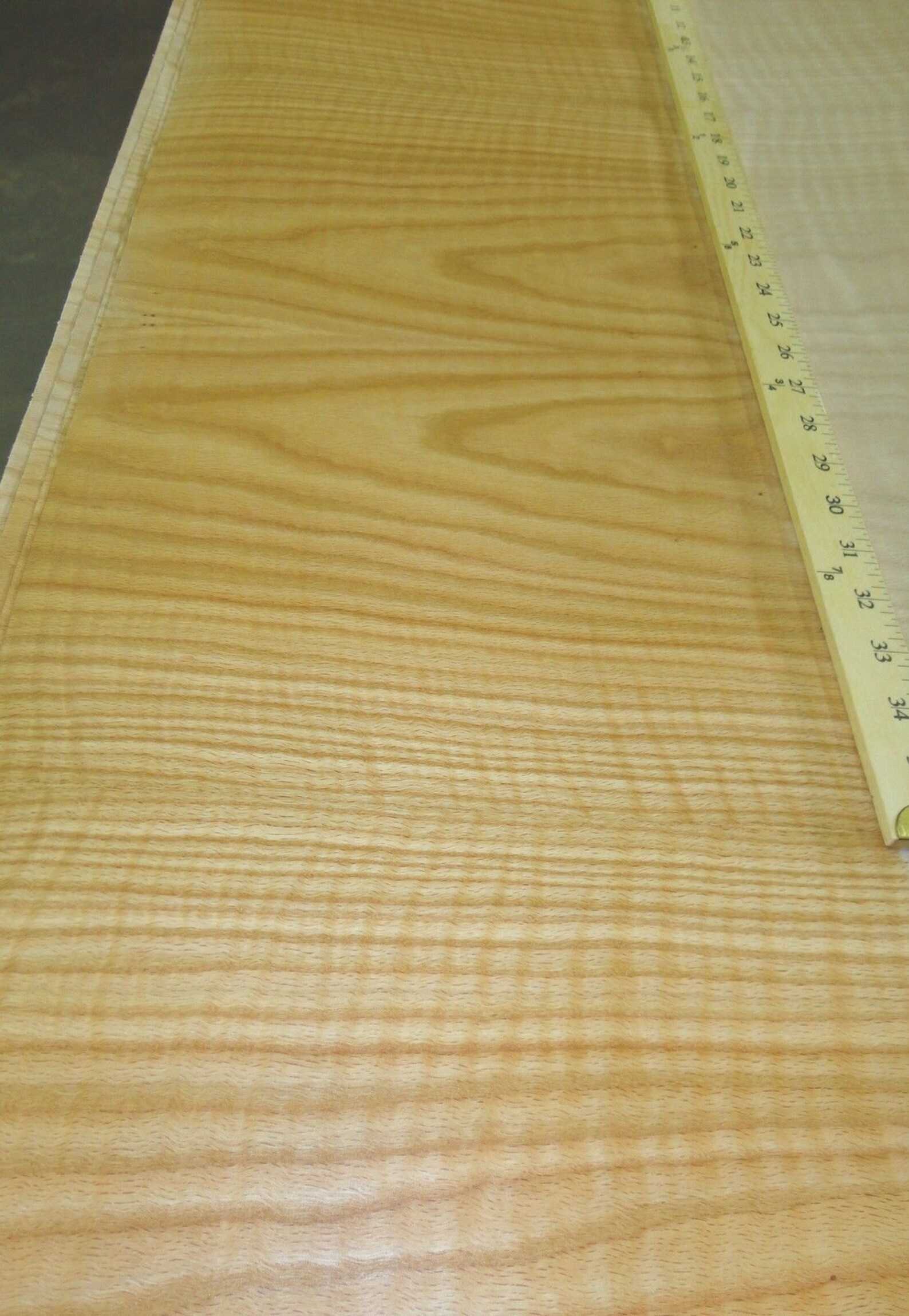 Red Oak Figured Tiger Flame Wood Veneer Sheet 24 X - Etsy