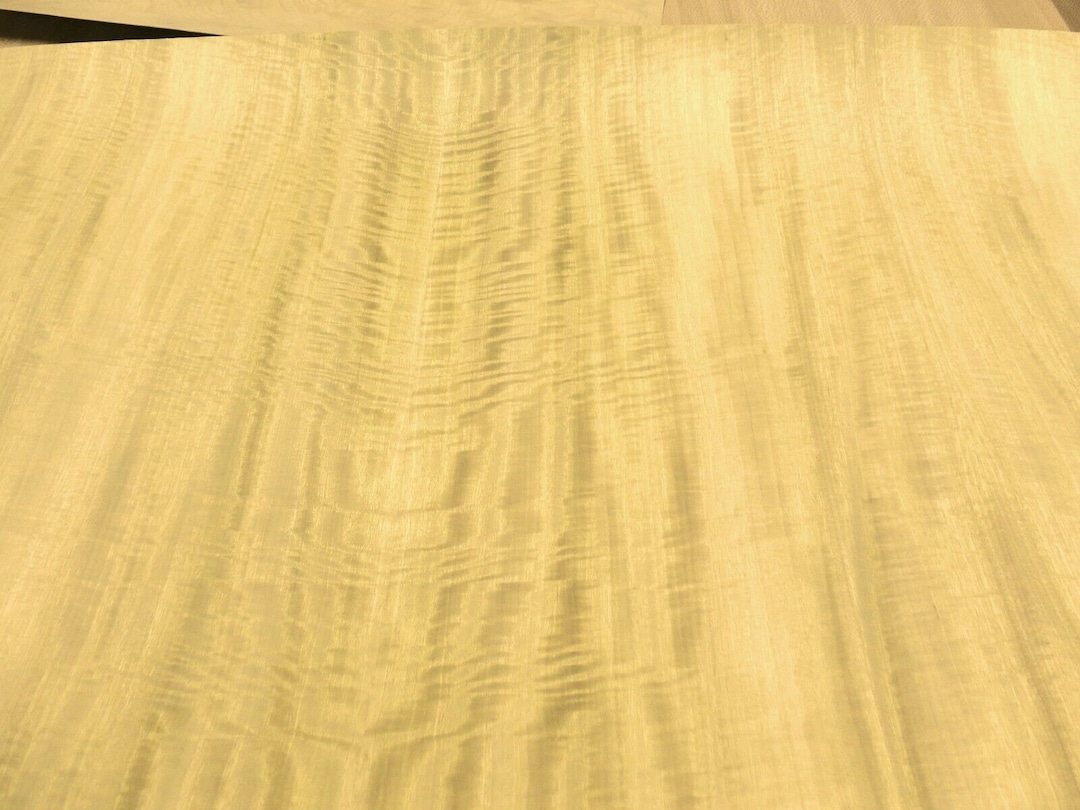 Satinwood Movingui Figured Mottled Wood Veneer 49" X 23" on Paper ...