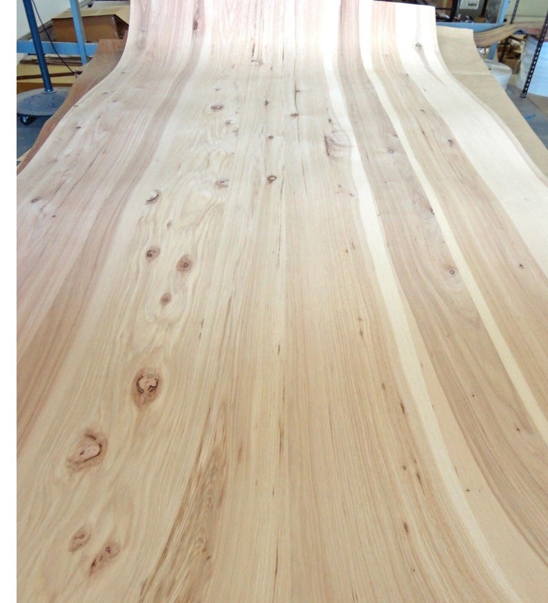 Rustic Planked Knotty Hickory Pecan PSA Wood Veneer 24 X - Etsy