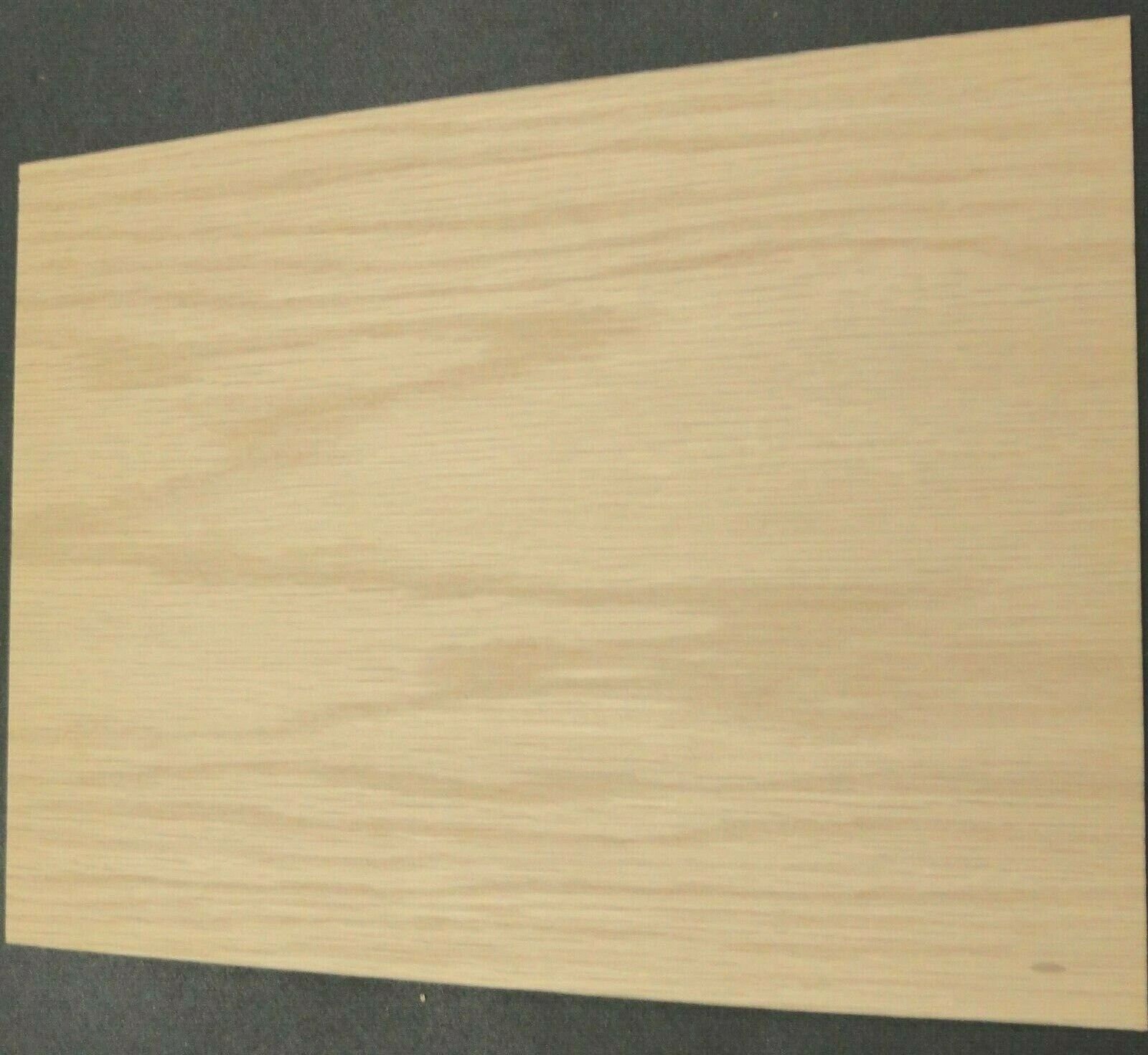 Red Oak Wood Veneer 6 X 8 on Phenolic Backer 1/20 Thickness A Grade ...