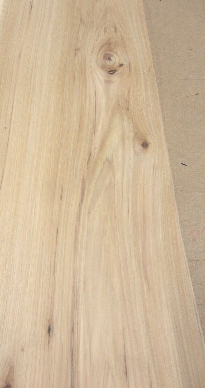 Hickory Rustic Planked Knotty Pecan Wood Veneer 9.5 X | Etsy