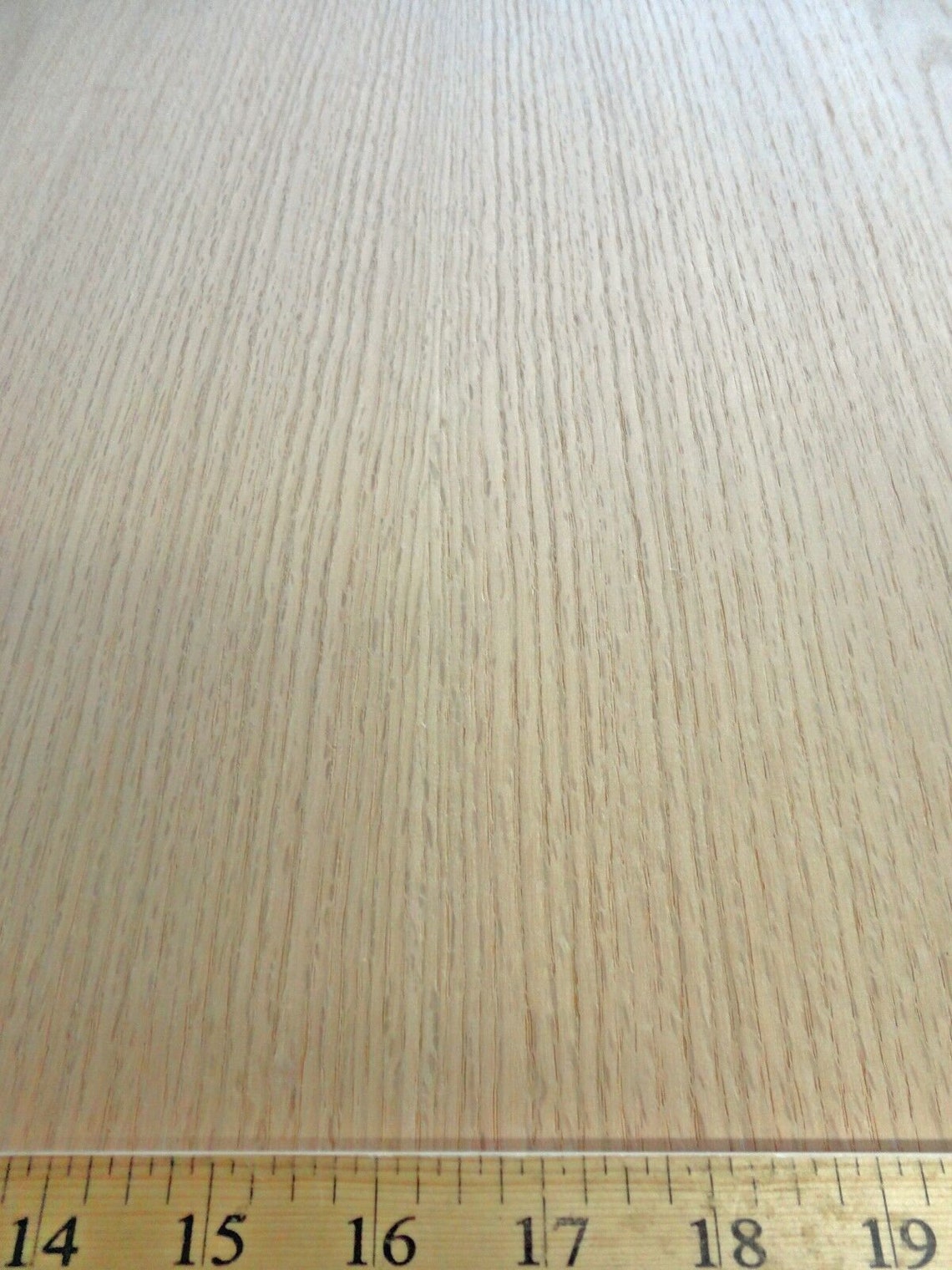 Red Oak Wood Veneer 21 X 95 With Phenolic Backer HPL Plastic Backer 1 ...