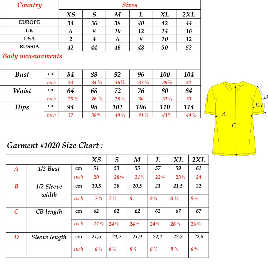 T-shirt Digital Sewing PDF Pattern Suggested for Beginners Sizes XS-2XL ...