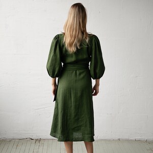 Wrap Dress With Puff Sleeves PDF Digital Sewing Pattern Sizes XS-2XL - Etsy