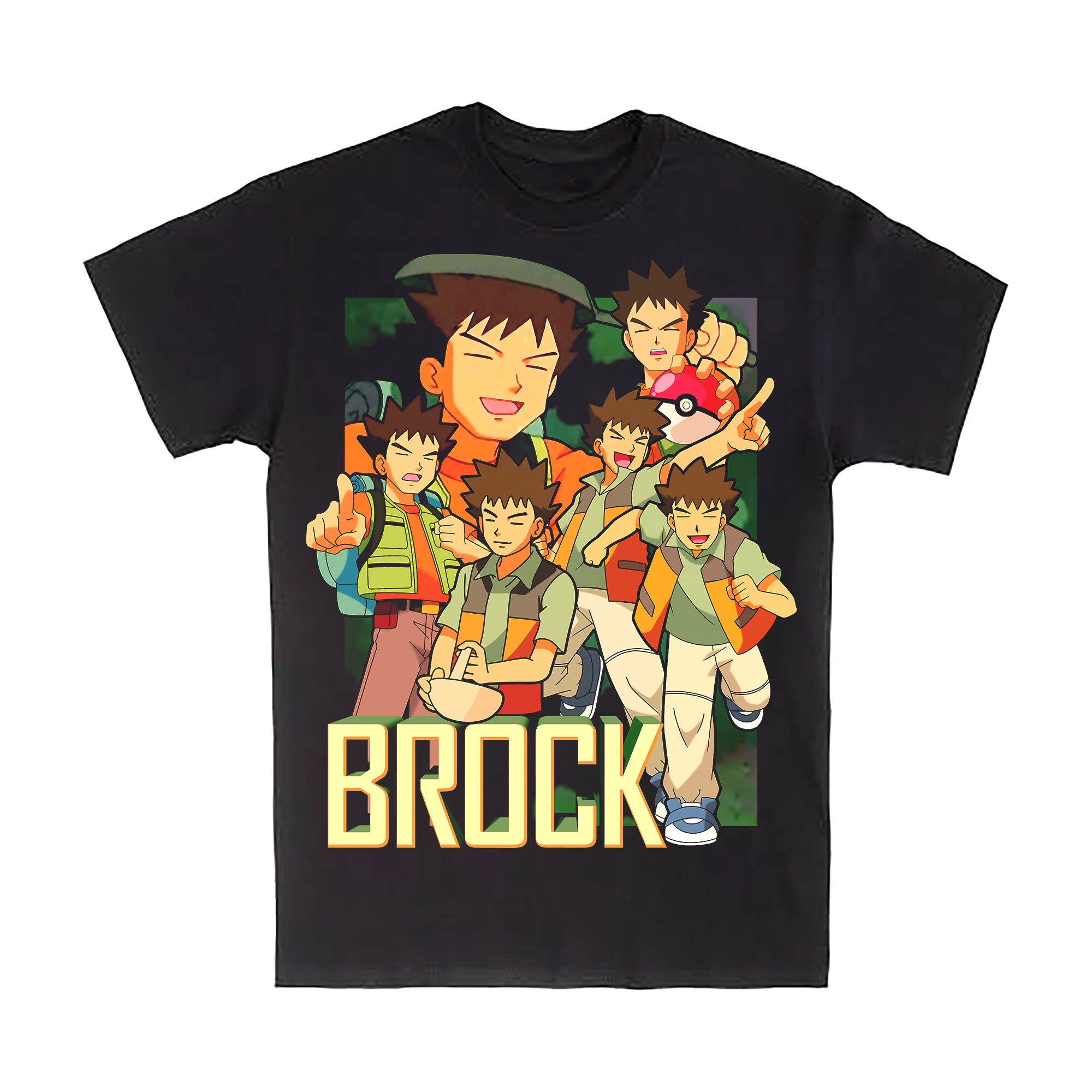 Brock Pokemon Custom T Shirt Unisex Mens & Women's Style | Etsy
