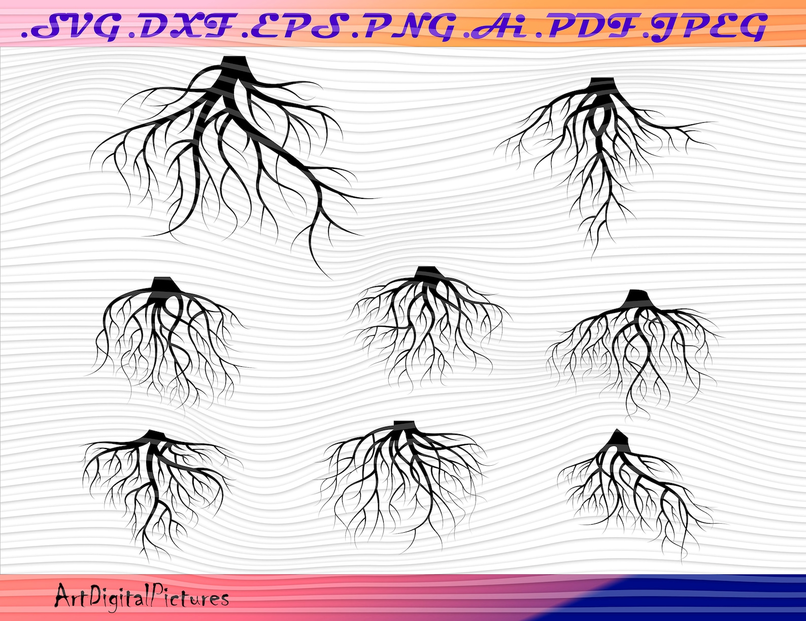 Roots SVG Tree Roots Svg Family Svg Roots Digital Download - Etsy