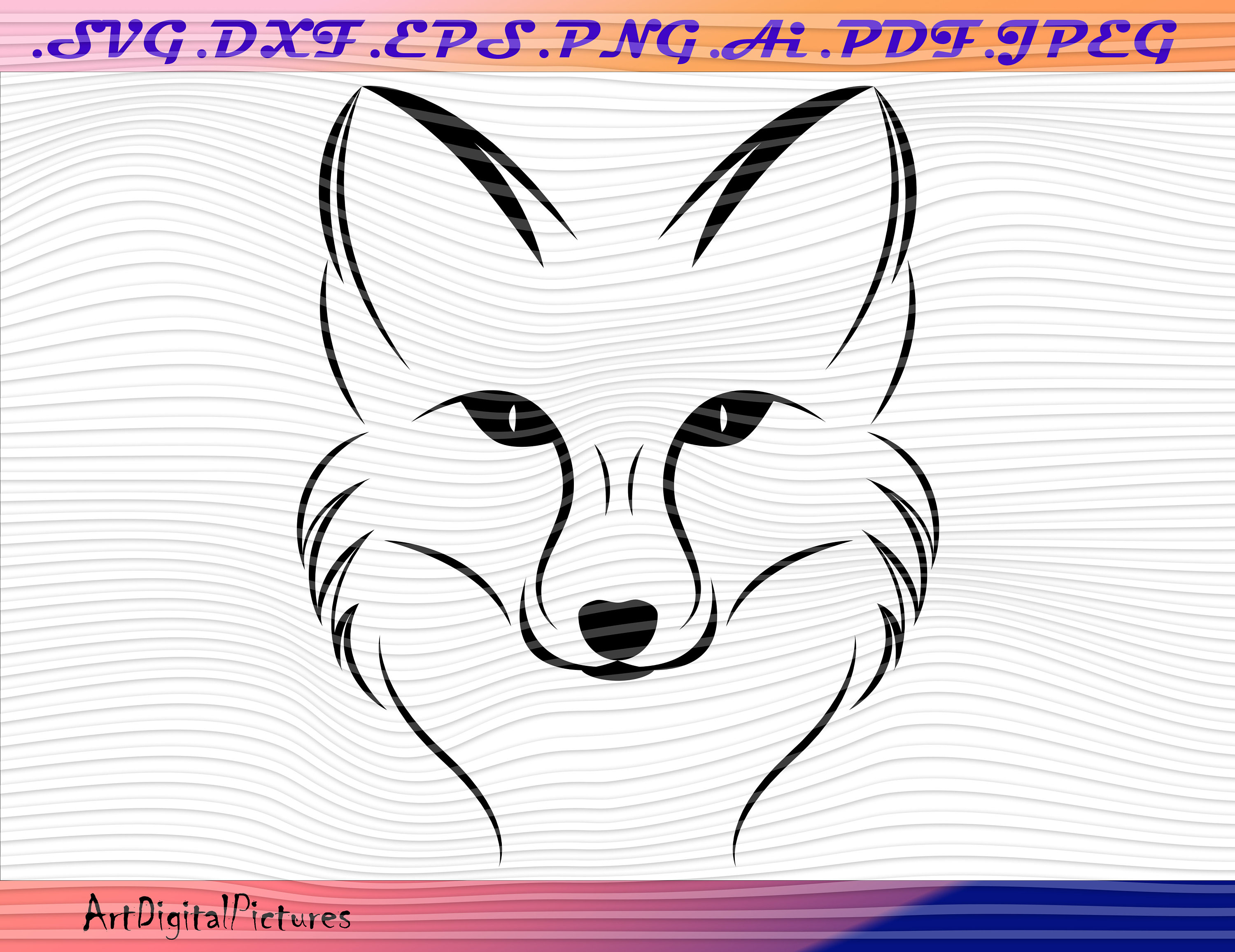 Fox Face Svg, Fox SVG Bundle, Foxes Clipart, Emotional Fox Clipart ...