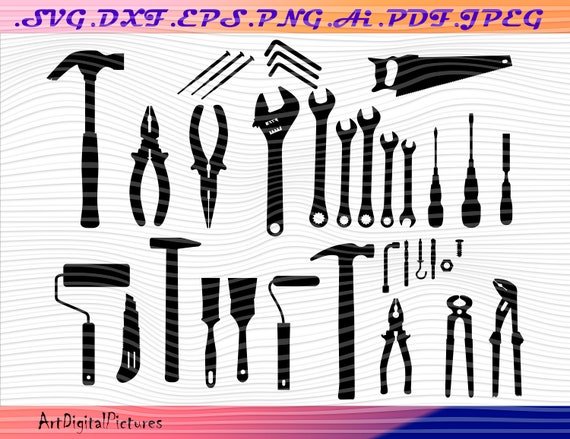35 Tools SVG Digital Download Mechanical Tools Tools | Etsy