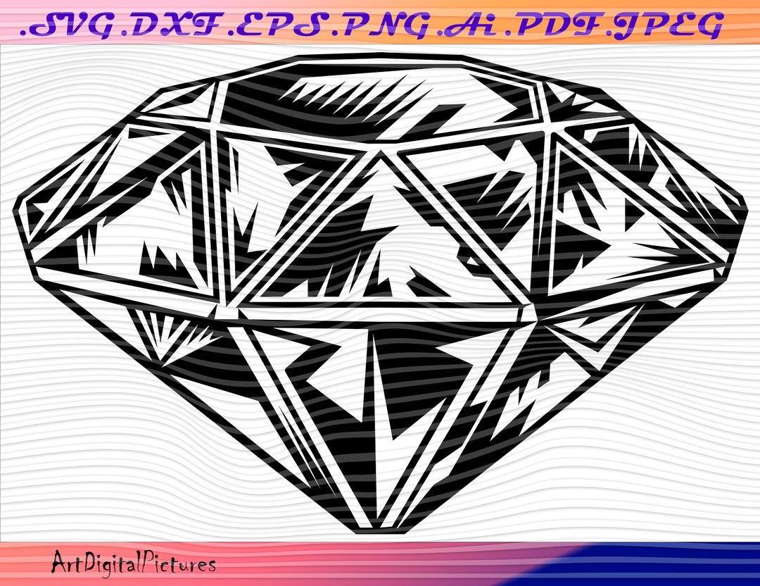 Diamond SVG Bundle, Diamond Dxf, Diamond Png, Diamond Eps, Diamond ...