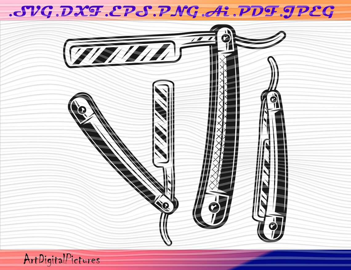 STRAIGHT RAZOR SVG Razor Svg Shaving Razor Svg Razor Blade - Etsy