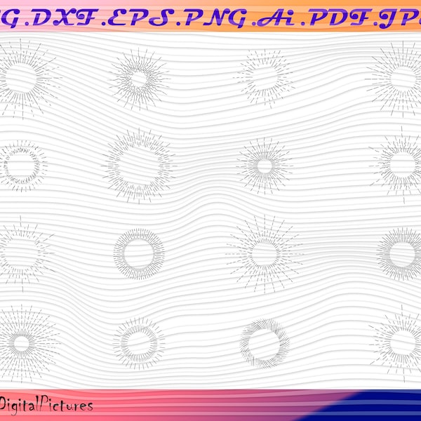 Burst Tumbler Svg - Etsy