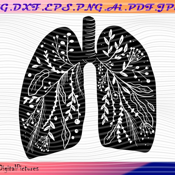 Lung Svg - Etsy