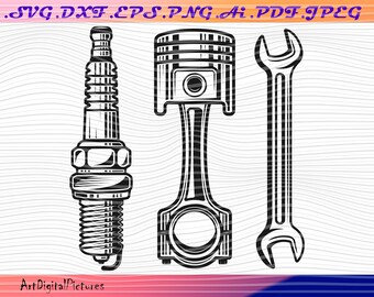 Engine Car Svg | Etsy