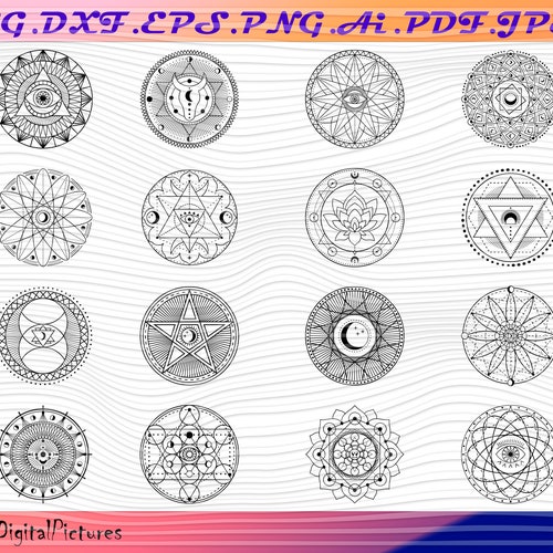 16 Mystery Spell Circle Mystical Alchemy Witchcraft | Etsy