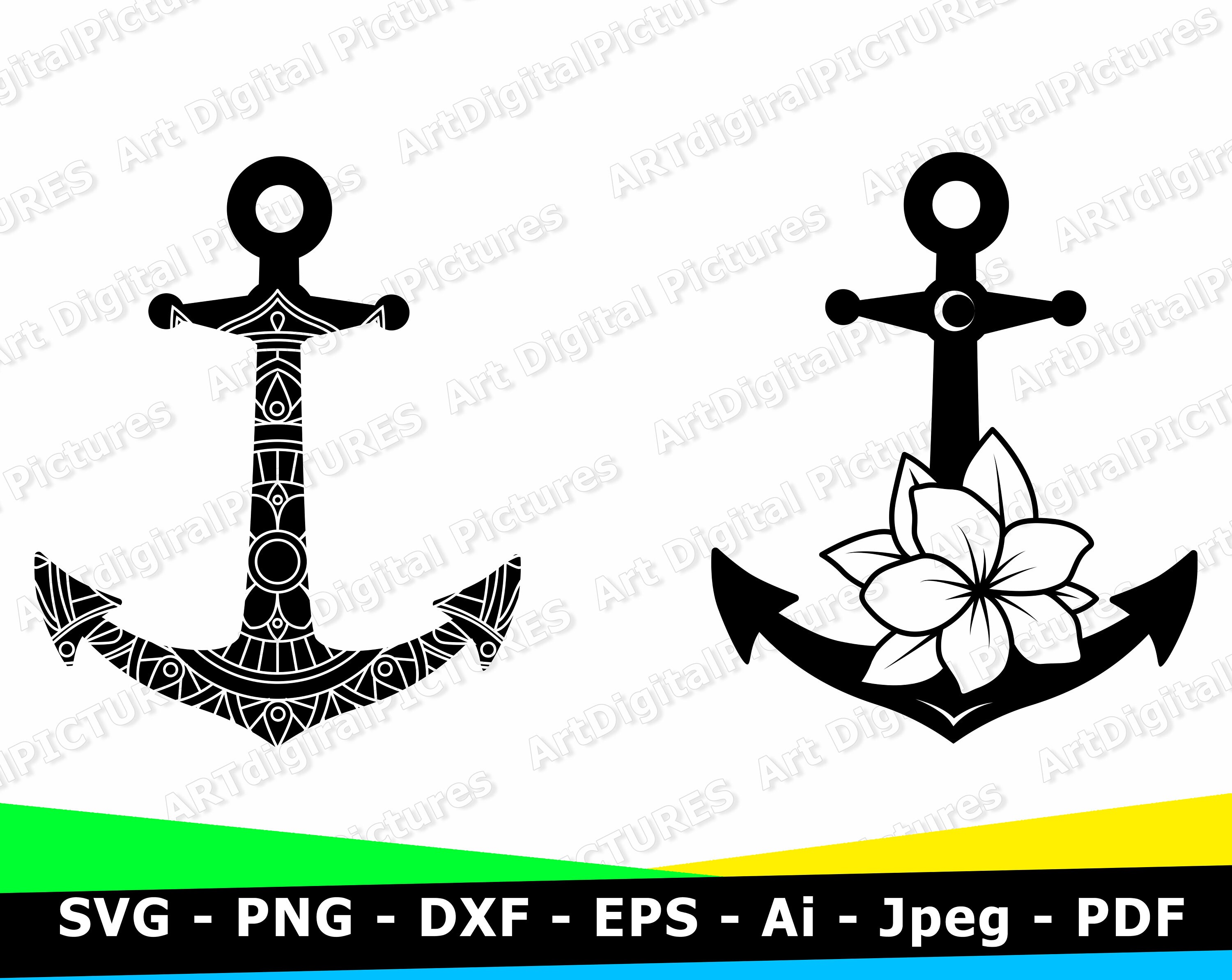 Nautical Anchor Anchor SVG / Nautical SVG/ Anchor Clipart / - Etsy.de