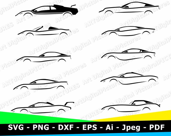 Auto Logo Svg Race Car Svg Sport Car Svg Car Svg Bundle | Etsy