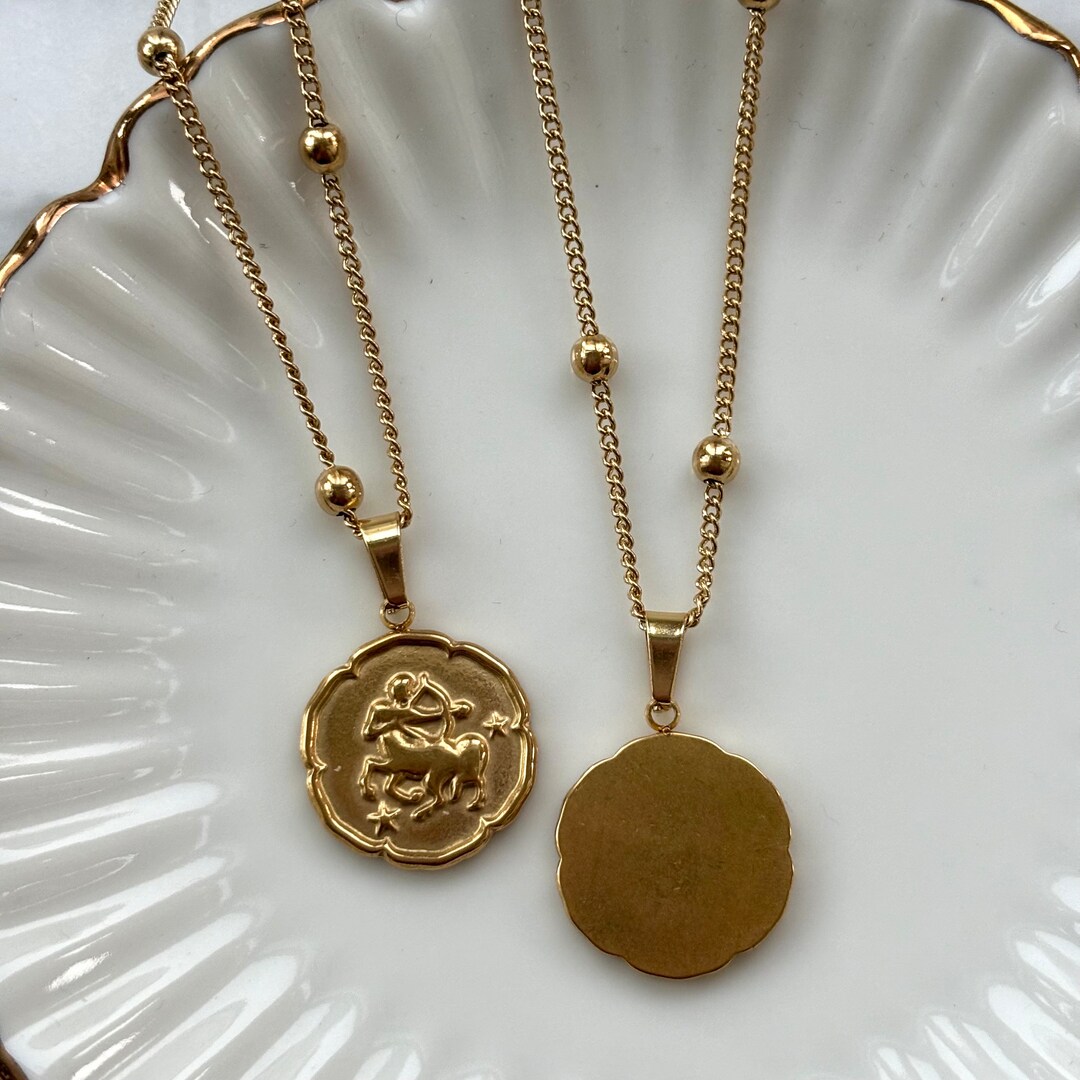 Sterrenbeeld ketting goud - bedel kettingen hanger - Zodiac - Capricorn ...