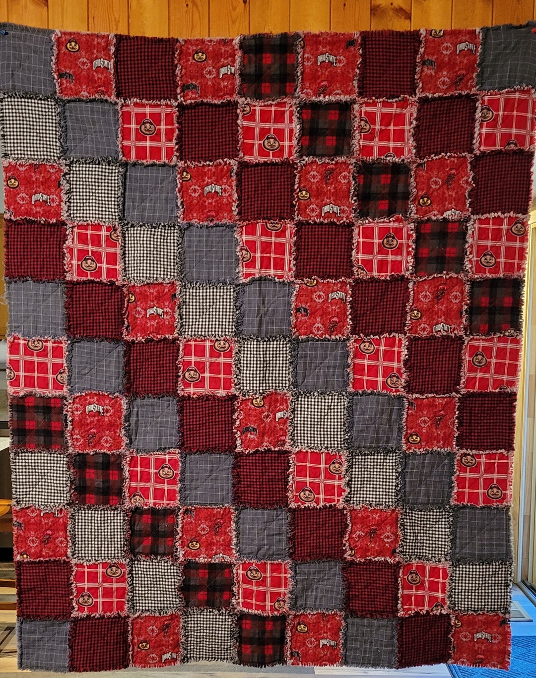 Rag Quilts for Sale/college Rag Quilts/variety Rag Quilts - Etsy