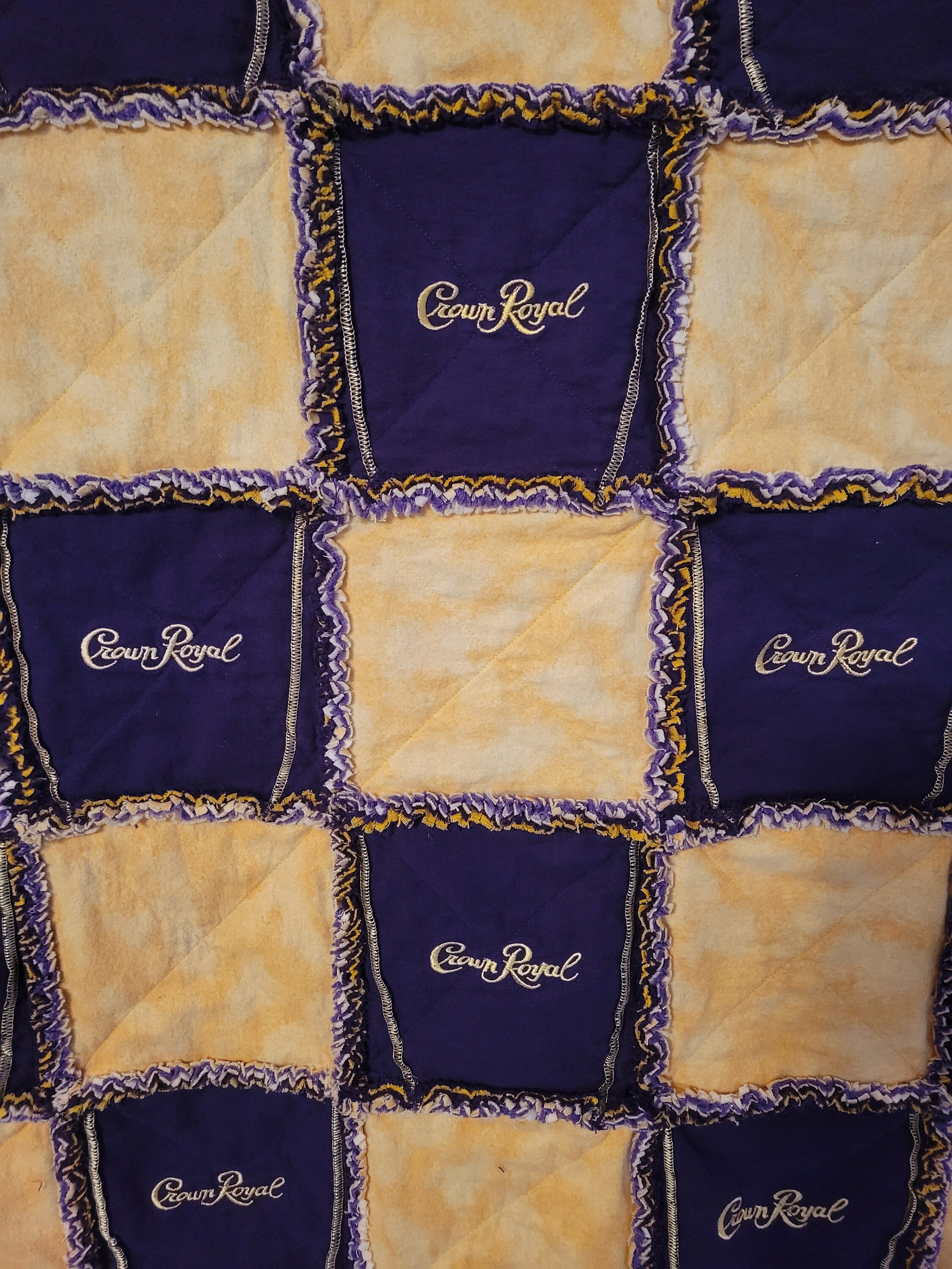 Crown Royal Official Rag Quilt/crown Royal Custom - Etsy