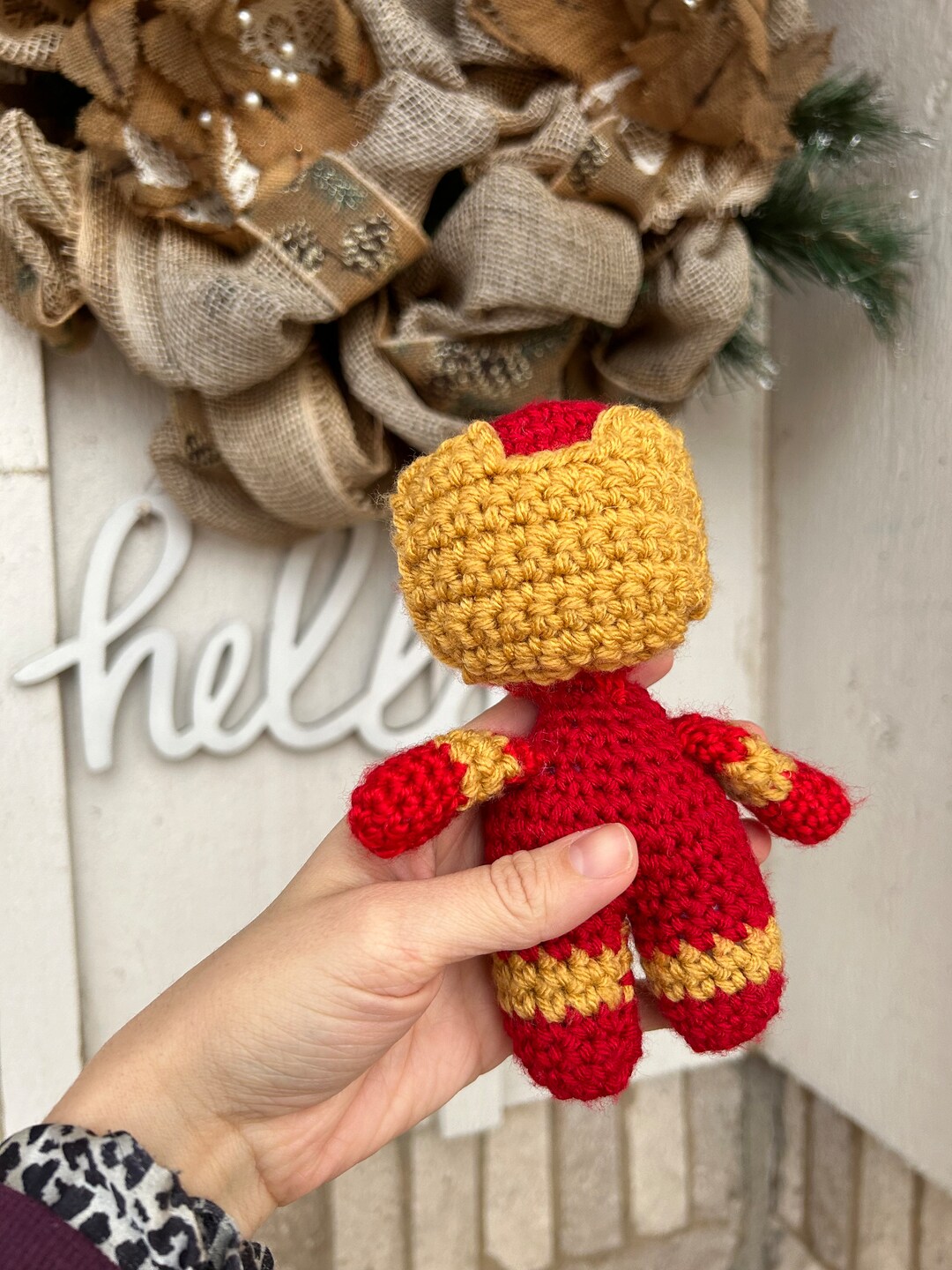 Handmade Crochet Iron Man Amigurumi - Etsy