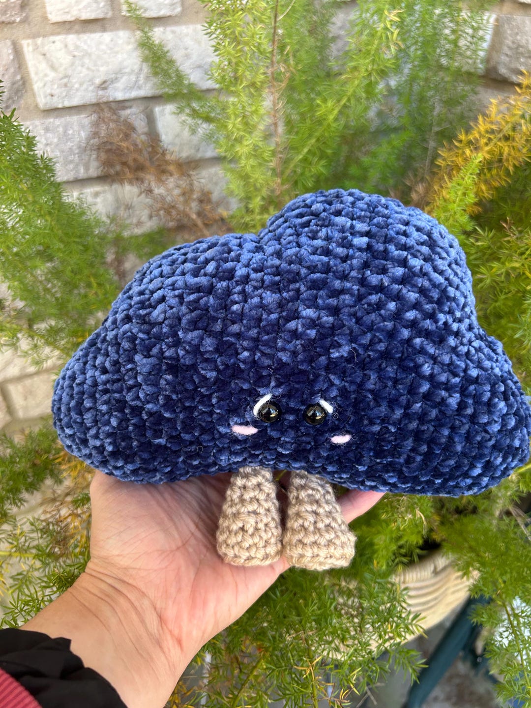 Handmade Crochet Cloud Plushie - Etsy