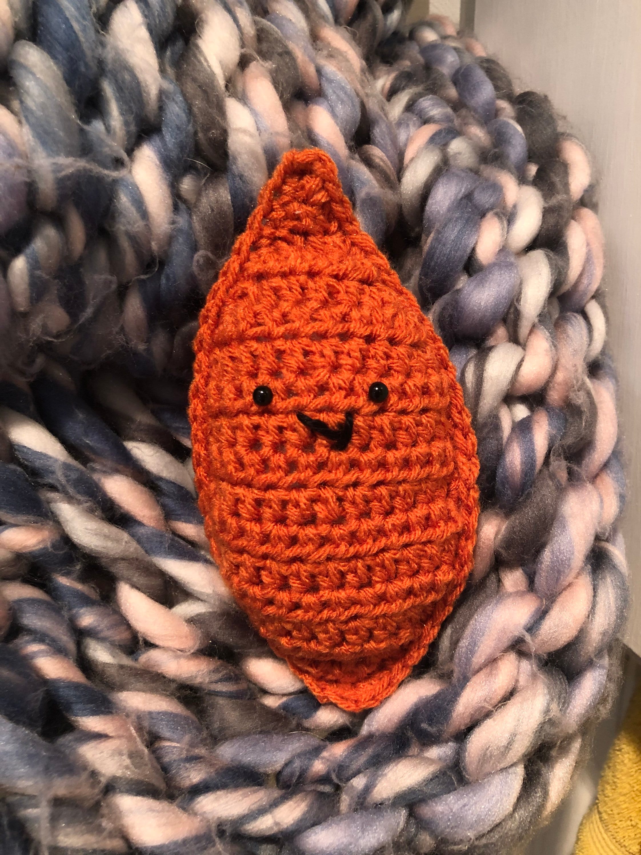 Sweet PotatoMini Crocheted Sweet Potato Anigurumi Kawaii Styled Stuffed ...