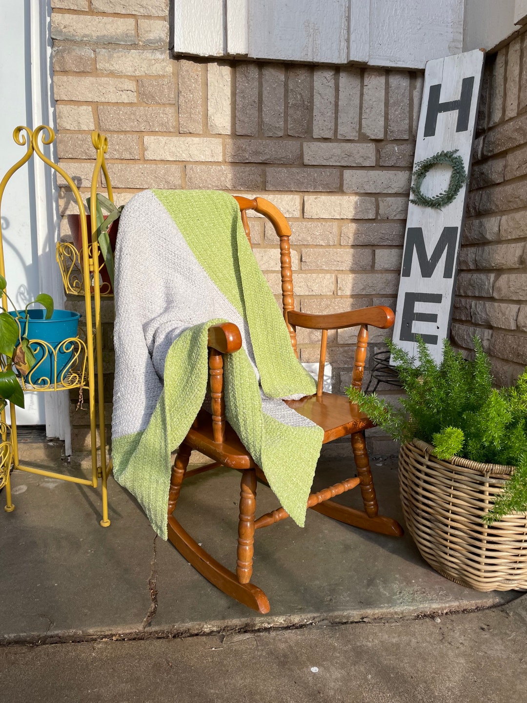 Handmade Velvet Crochet Baby Blanket - Etsy