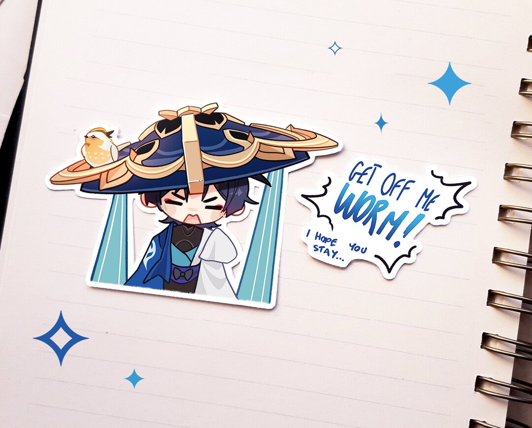 Genshin Impact Wanderer Stickers - Etsy