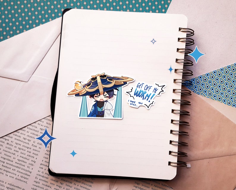 Genshin Impact Wanderer Stickers - Etsy