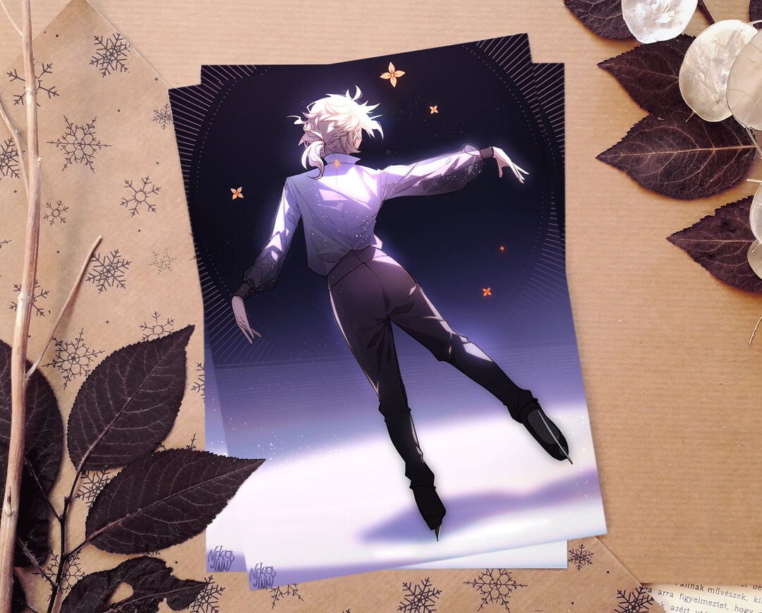 Albedo Chalk Waltz GOLD FOIL Art Print LIMITED - Etsy