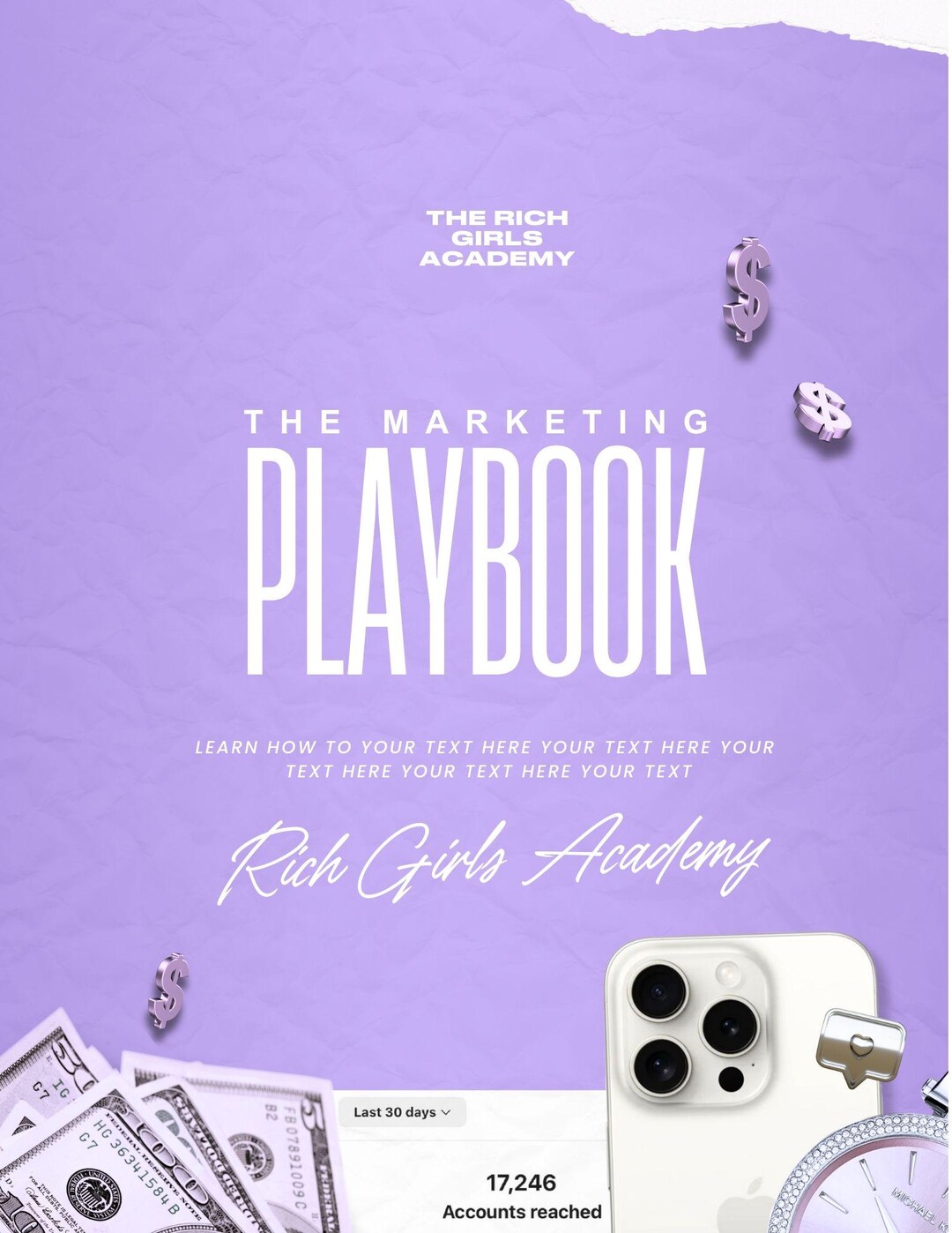 The Marketing Playbook With PLR and MRR Rights - Etsy