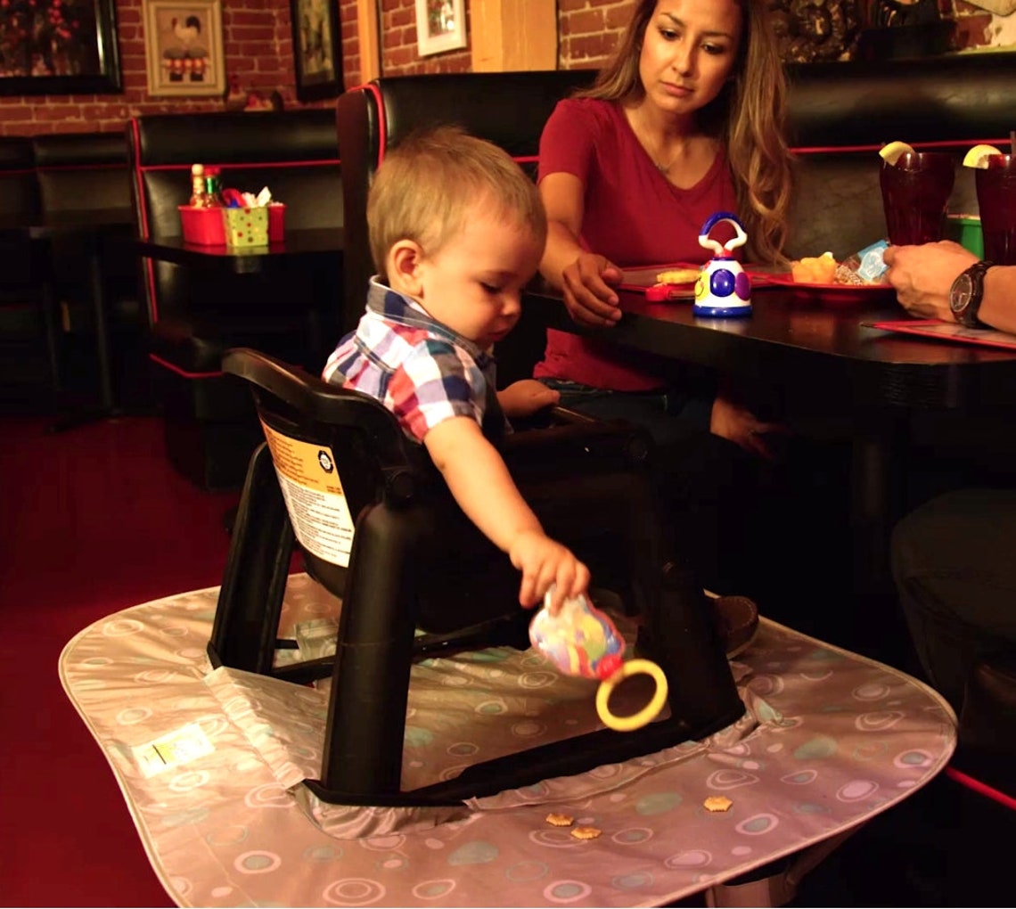 Kid'z Katch High Chair Food and Mess Catcher Splat Mat - Etsy