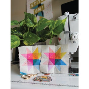 Tetra Star Mini Quilt Pattern A Beginner Friendly Mini Quilt, Mug Rug ...