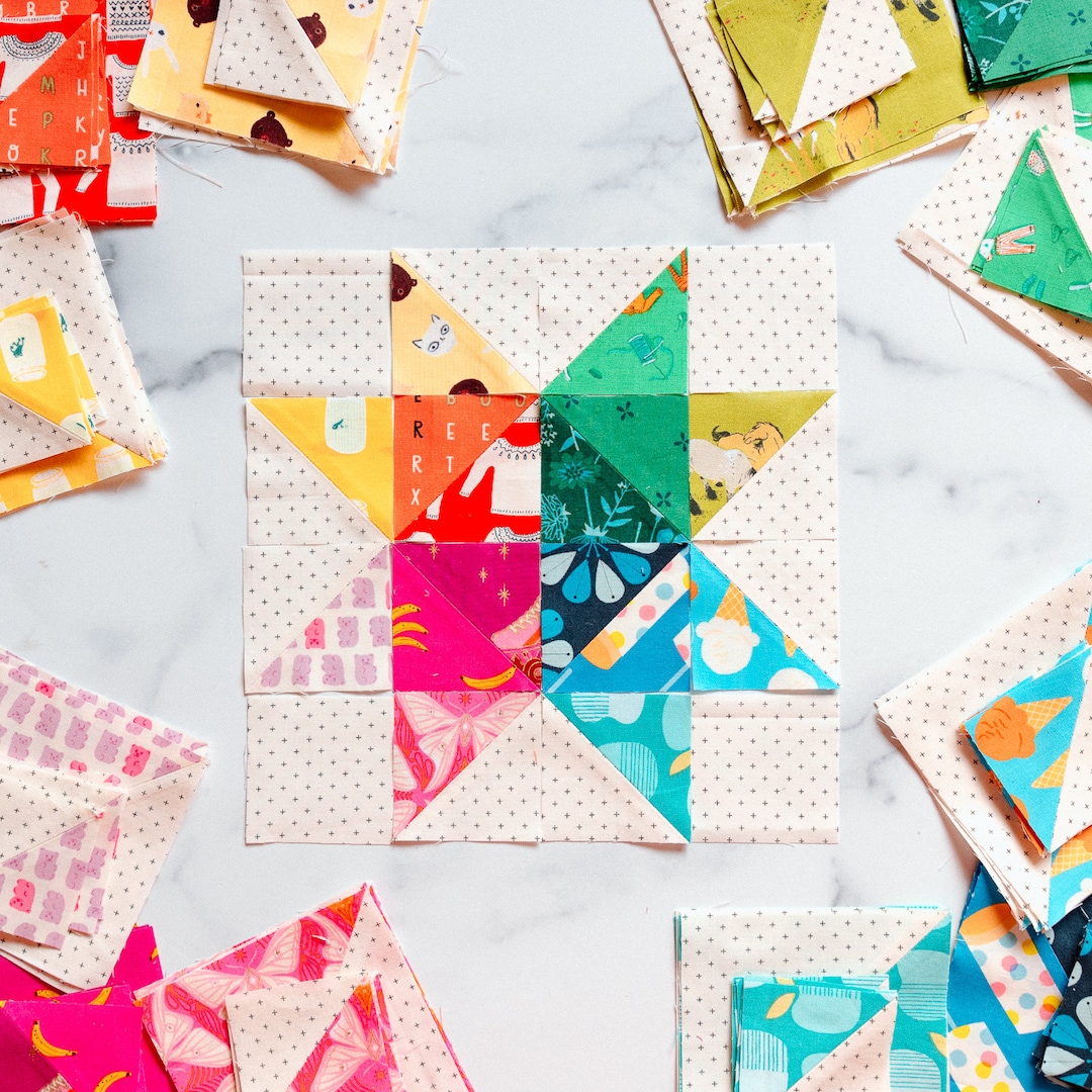 Tetra Star Mini Quilt Pattern by Mommy and Me Quilt Co (PDF Download ...