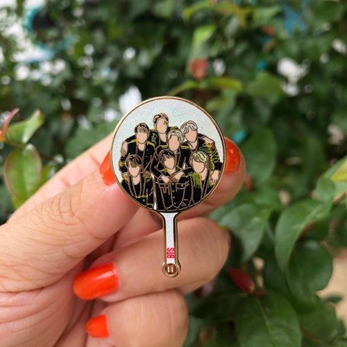 BTS Pin Birth Flower Enamel Lapel Pin Bangtan BTS Accessories | Etsy