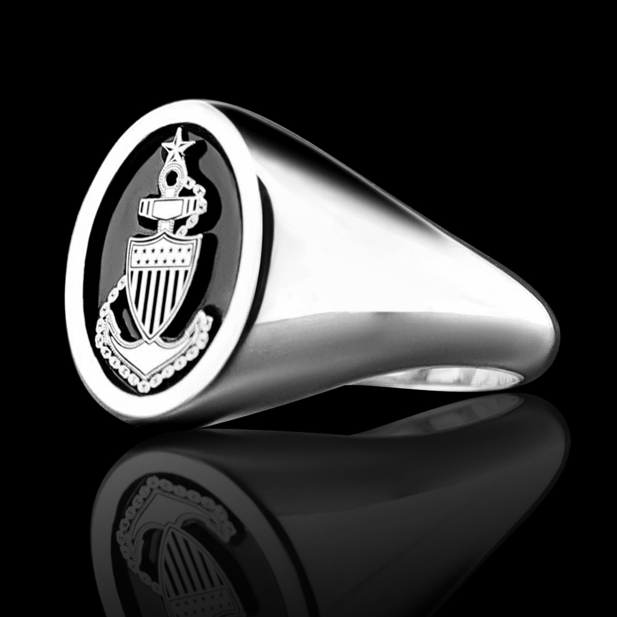 USCG Senior Chief Petty Officer Ring - Etsy